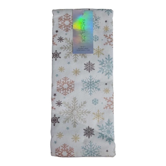 Rachel Zoe | Kitchen | New Rachel Zoe Winter Colorful Snowflake Kitchen ...
